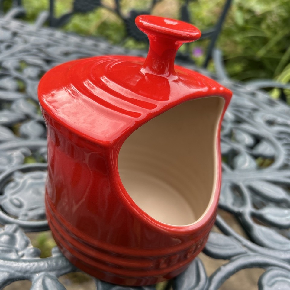 Cerise Le Creuset Red Salt Pig 0.3L 10 Oz | eBay UK