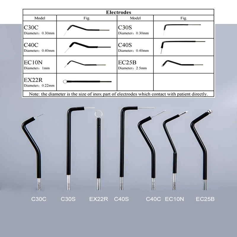 Dental Electrodes Electrosurgery Tips Set Fit ES-20 ES-01 ...
