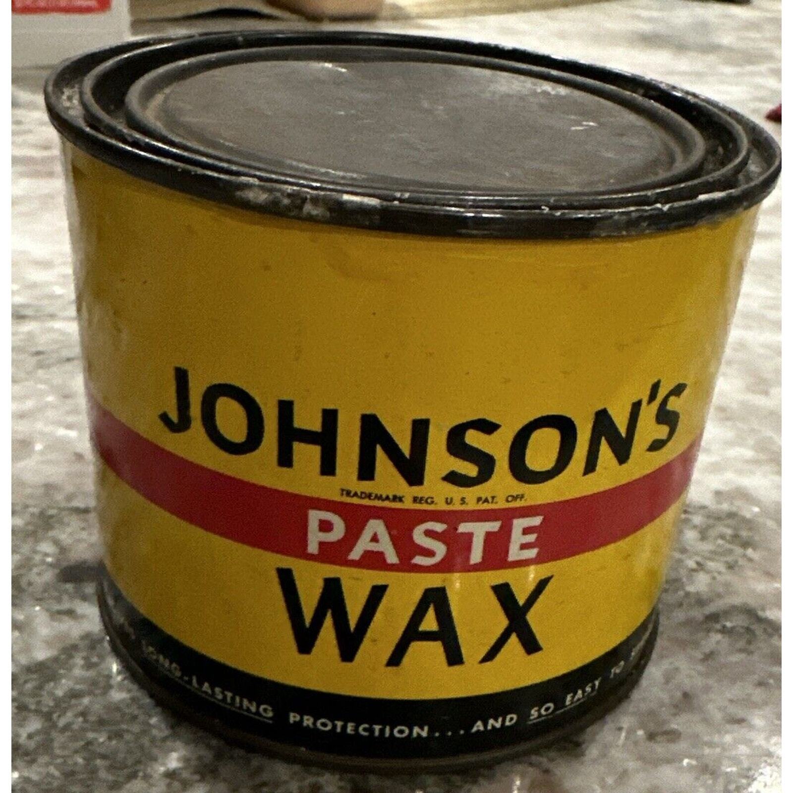 SC Johnson Paste Wax 16 Oz Original Formula Discontinued Vintage 65% ...