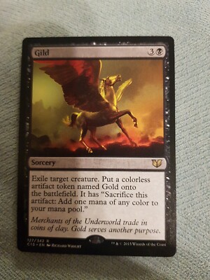 1x MTG Magic The Gathering TCG Gild - Rare - Commander | eBay UK