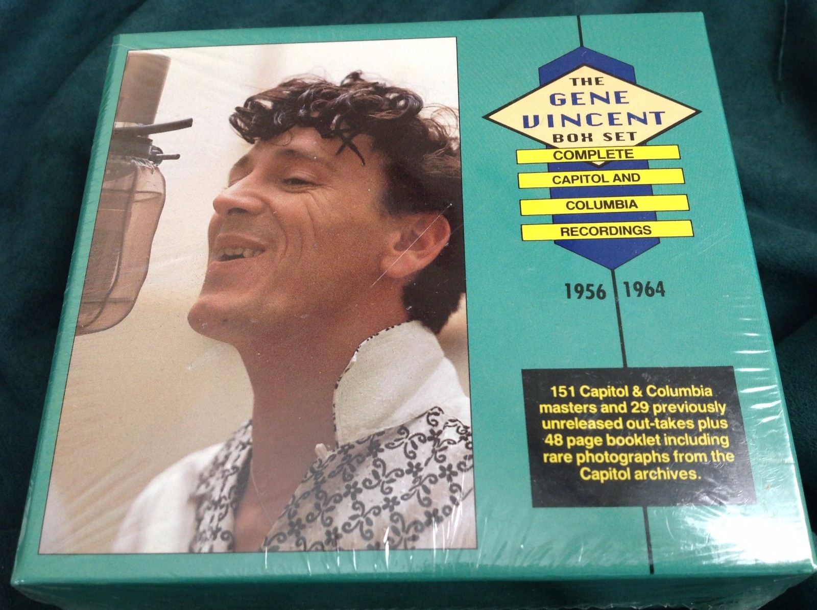 Gene Vincent Box Set by Gene Vincent (CD, Oct-1990, EMI) for sale ...