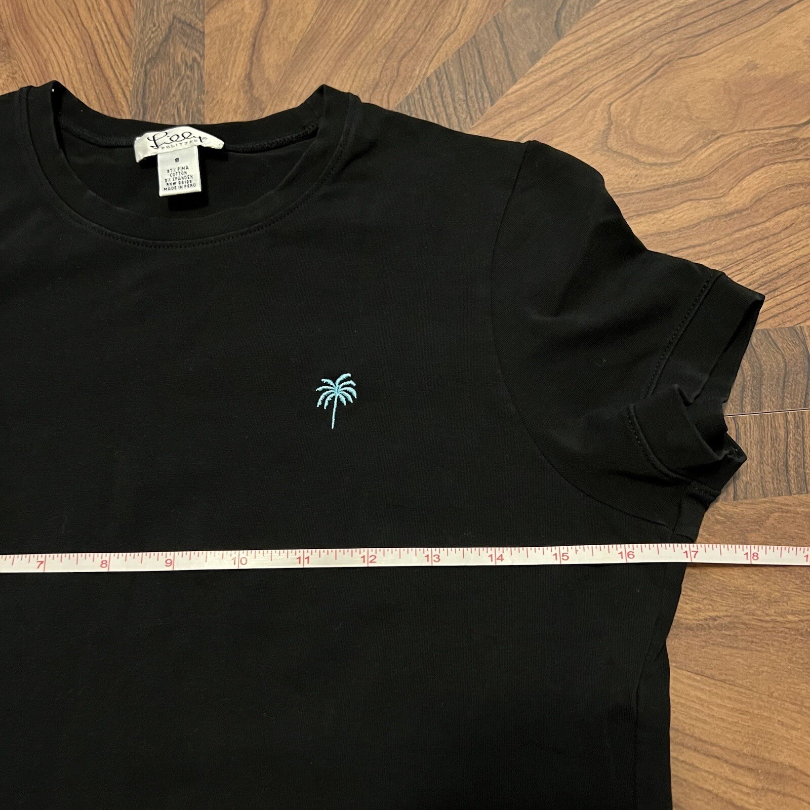 Lilly Pulitzer Embroiderd Palm Tree Logo Black Vintag… - Gem