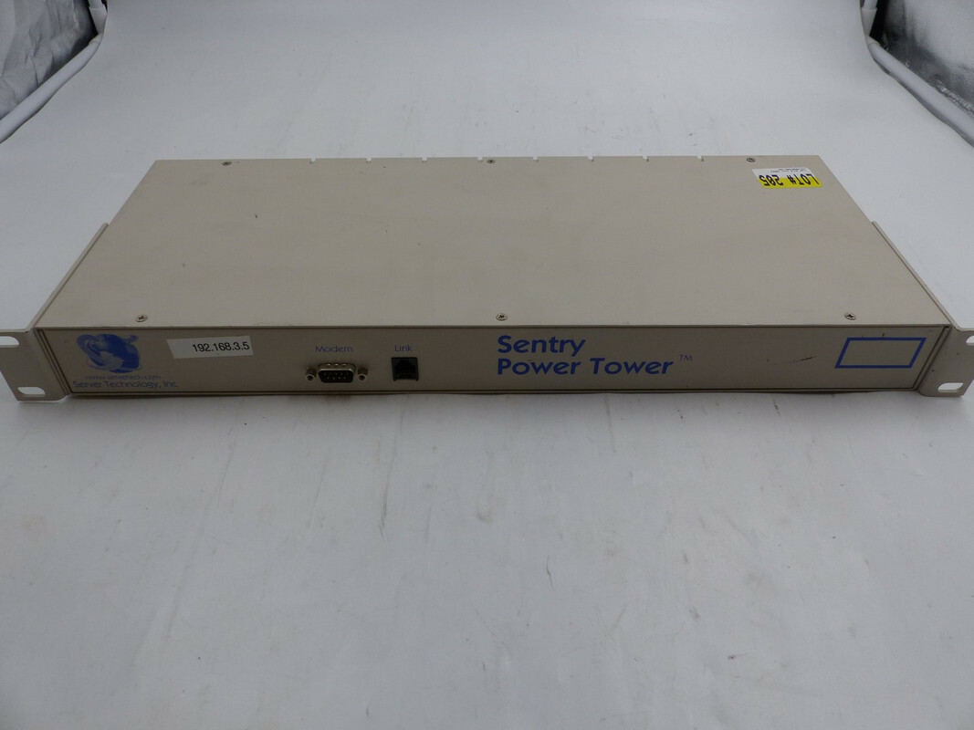 SERVER TECHNOLOGY SENTRY POWER TOWER XL DISTRIBUTION UNIT PTXL-H008-1 ...