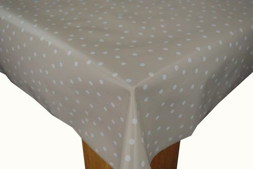 Spotted Polka Dot Spots Spotty Dotty Wipe Clean PVC Vinyl Oilcloth ...