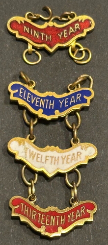 Gold Plated, Methodist Church School 9th, 11th -13thYear Award Bar ...