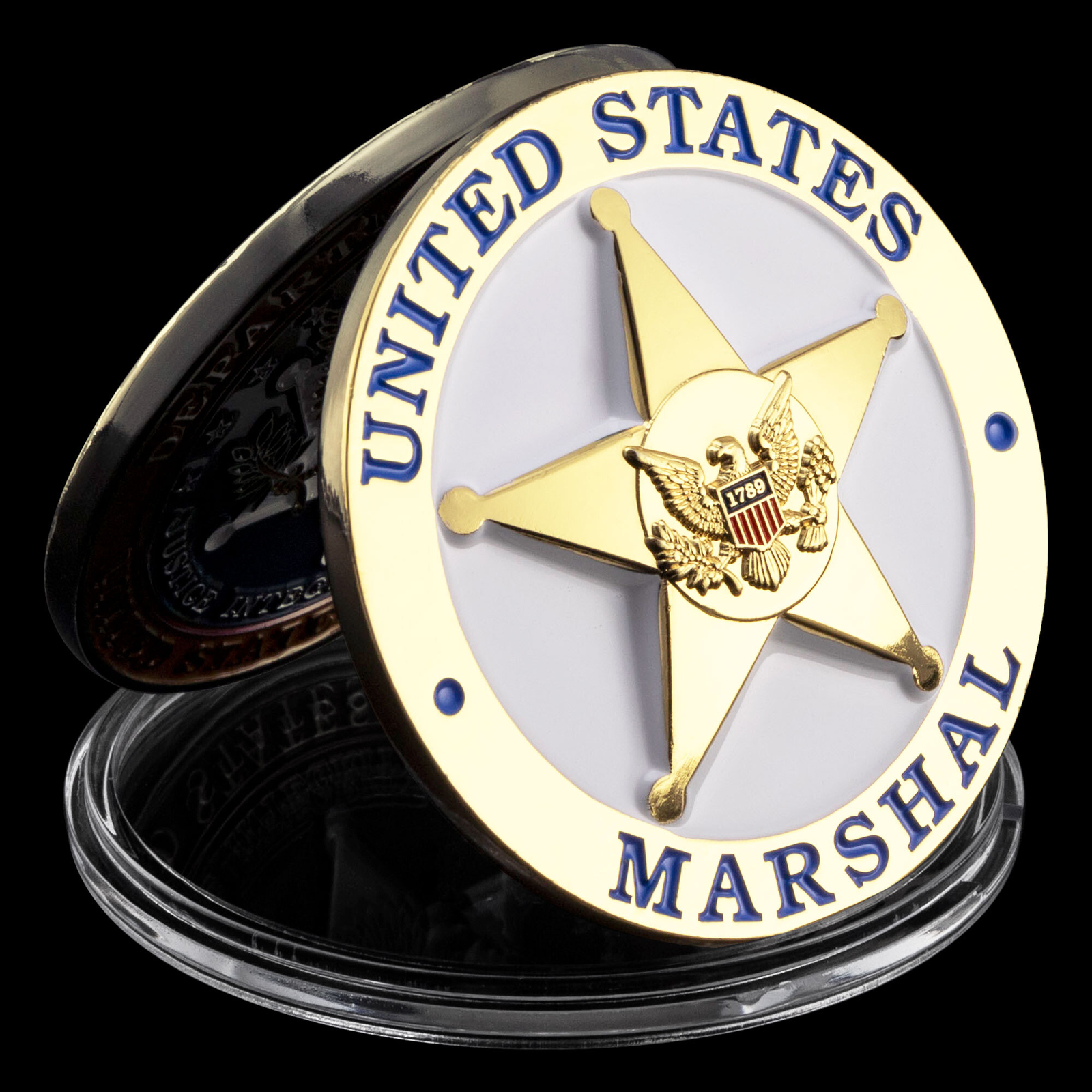 United States Marshal Gold 3D Challenge Coin | eBay