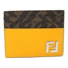 Fendi Card Case Brand Off FENDI Leather Card Case Leather | eBay