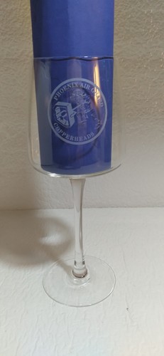 VINTAGE CRYSTAL WINE GLASS, PHOENIX AIR GUARD COPPERHEADS, AIR FORCE | eBay
