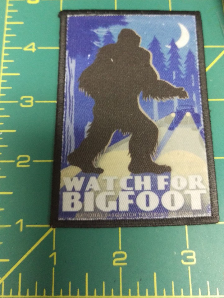 Watch For Bigfoot Postcard and Patch Set - Lantern Press - Collectible ...