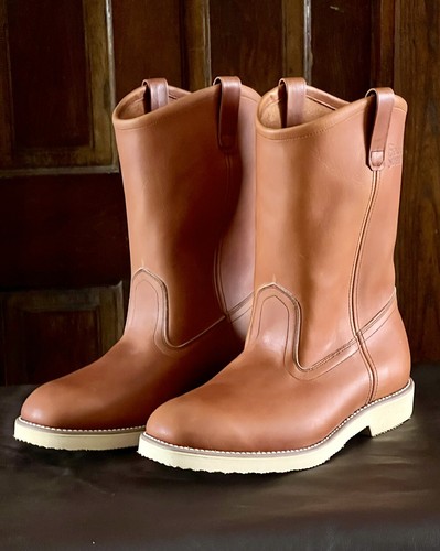 Vintage Mason Field & Stream Boots Made USA 9 1/2 3E Leather Pecos NOS ...