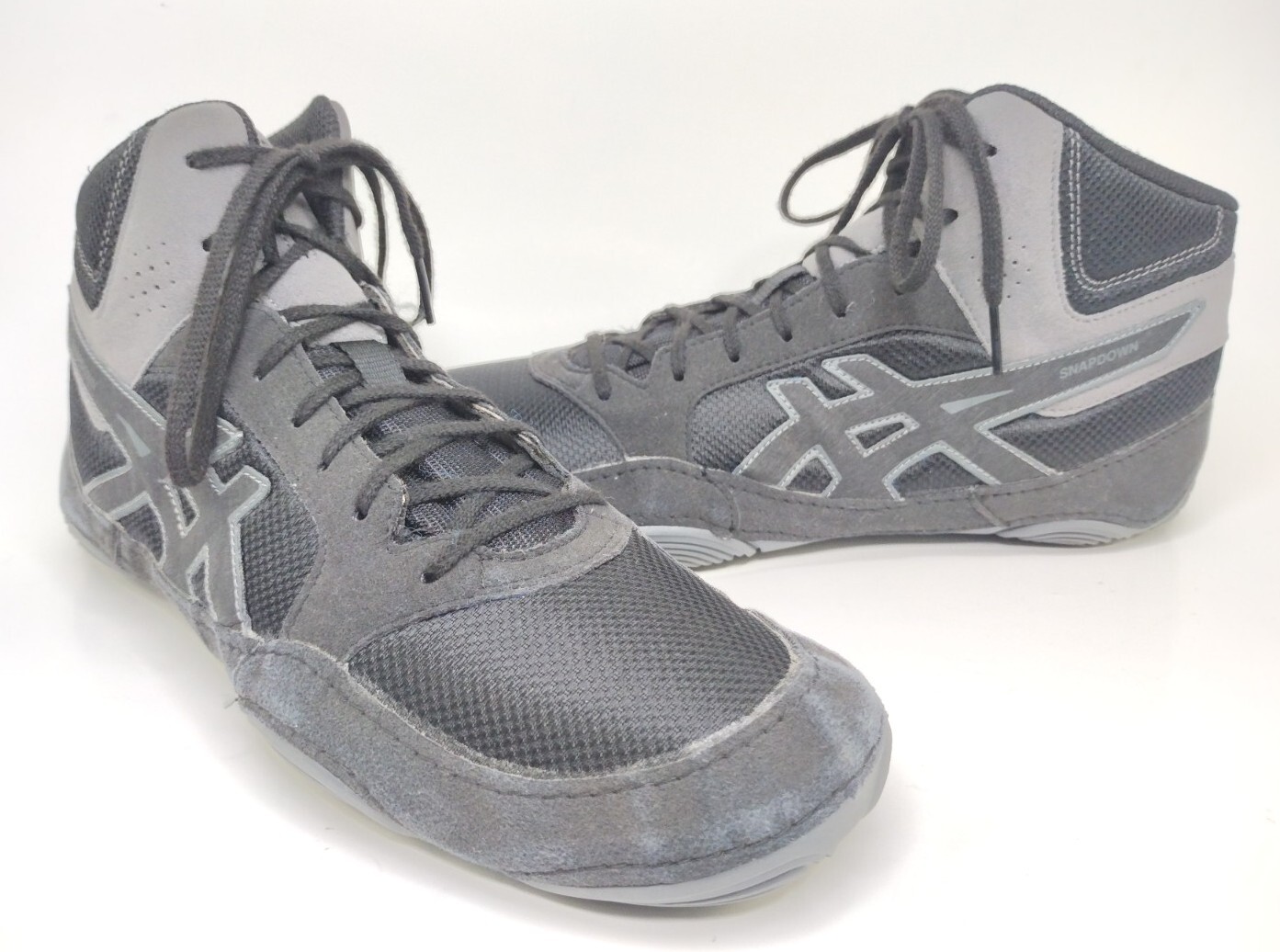 ASICS Men's Snapdown 2 Wrestling Shoes Size 12 -Black/Black/Carbon J703Y | eBay