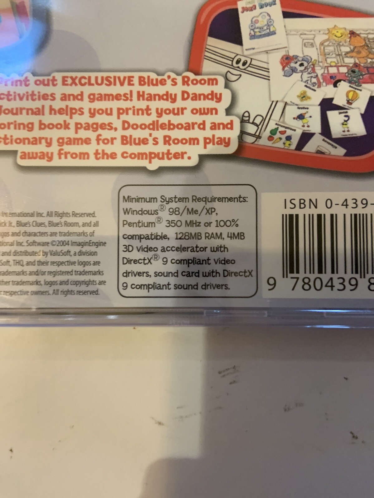Nick Jr Blue's Room Blue Talks Blue's Clues Pc Game New And Sealed | eBay