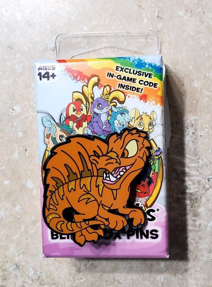 Neopets Tyrannian Krawk Exclusive Neopets Game Code Blind Box Enamel ...