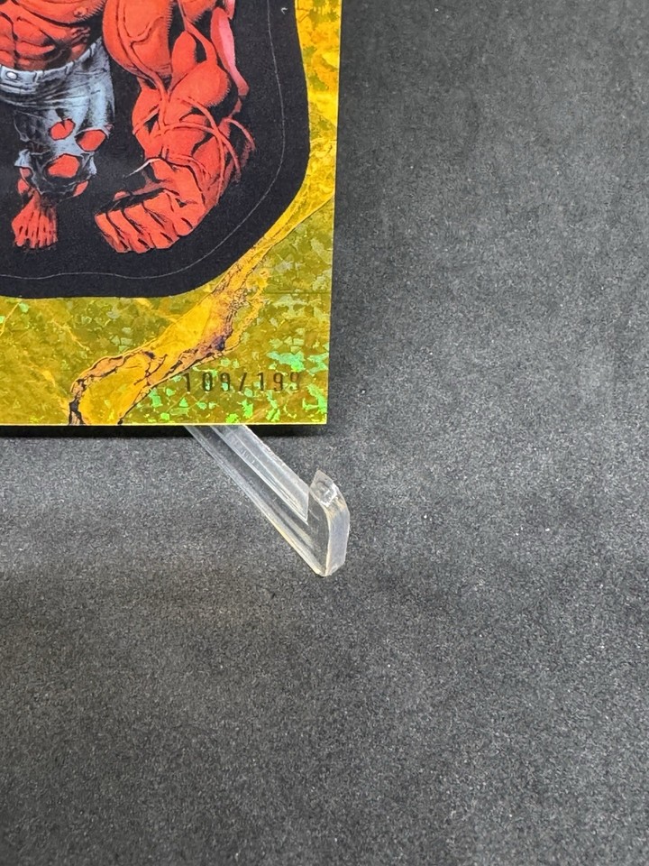 2025 Topps Marvel Comic Book Heroes Red Hulk Mini Diamond /199 | eBay