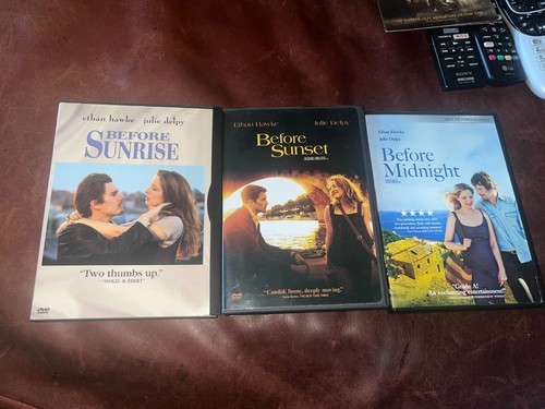The Before trilogy DVD SET Sunrise + Sunset + Midnight 3 film ...