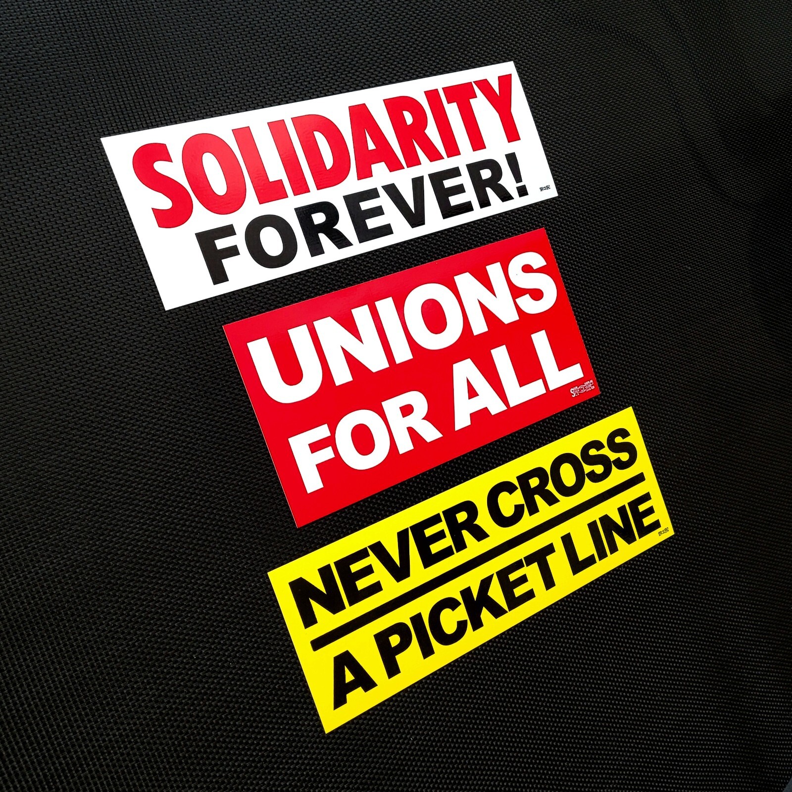 [3-Pack] SF U4A NCAPL Vinyl Bumper Stickers ( Worker Union Solidarity ...