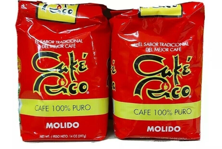 (2 BAGS/14 Ounces) CAFE RICO COFFEE OF PUERTO RICO RICH COFFEE 100% ...