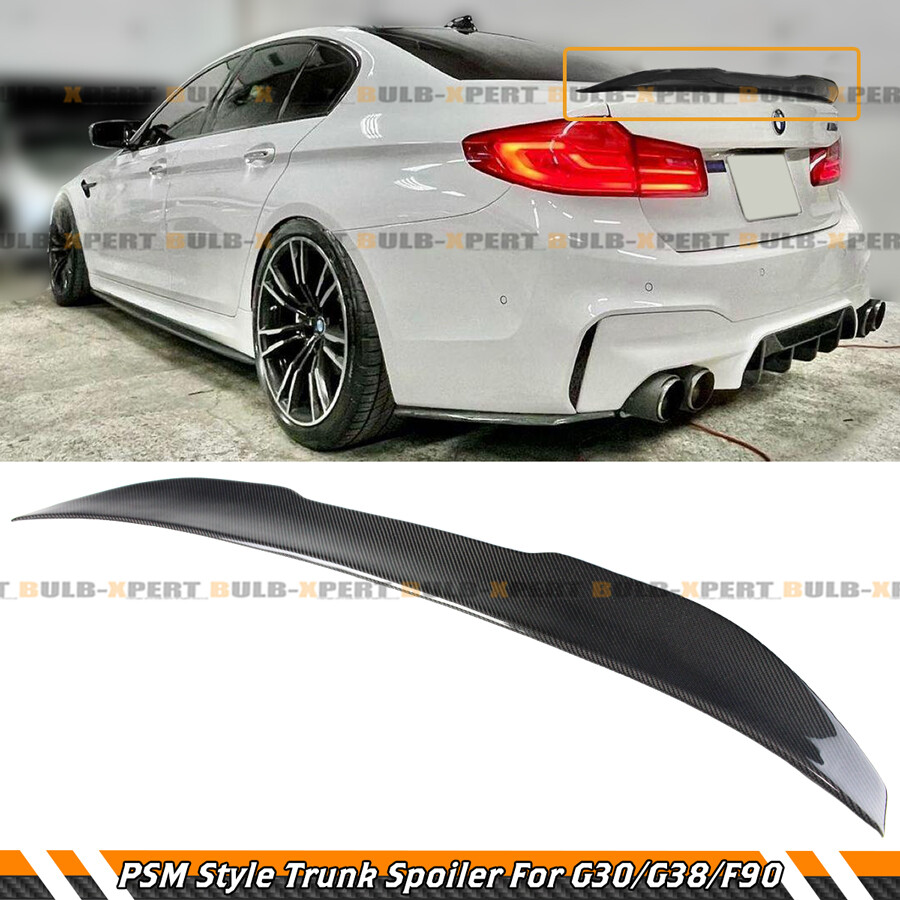 FOR 2017-23 BMW G30 530i 540i M550i F90 M5 PSM STYLE CARBON FIBER TRUNK ...