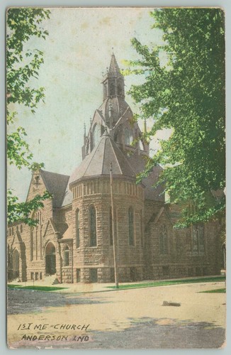 Anderson Indiana~Marvelous Architecture~Corner Tower~1st Methodist ...
