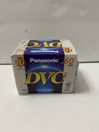 New Panasonic SP 60 min / LP 90 min DVC Digital Video Mini DV Cassette ...