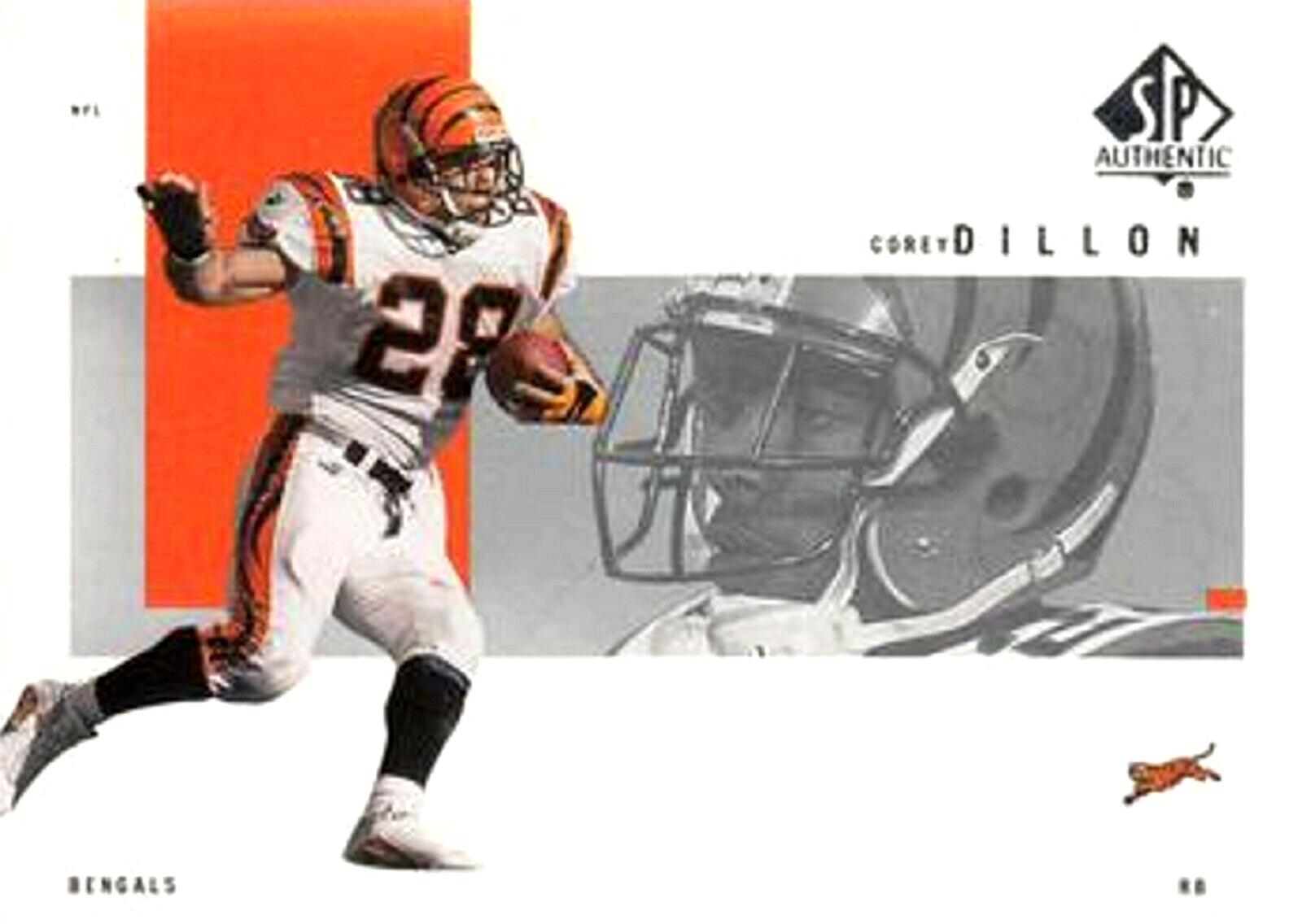2001 SP Authentic #21 Corey Dillon Cincinnati Bengals | eBay