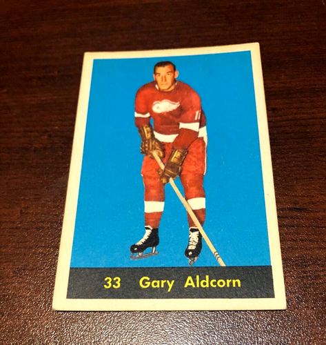 1960-61 Parkhurst #33 Gary Aldcorn DETROIT RED WINGS | eBay