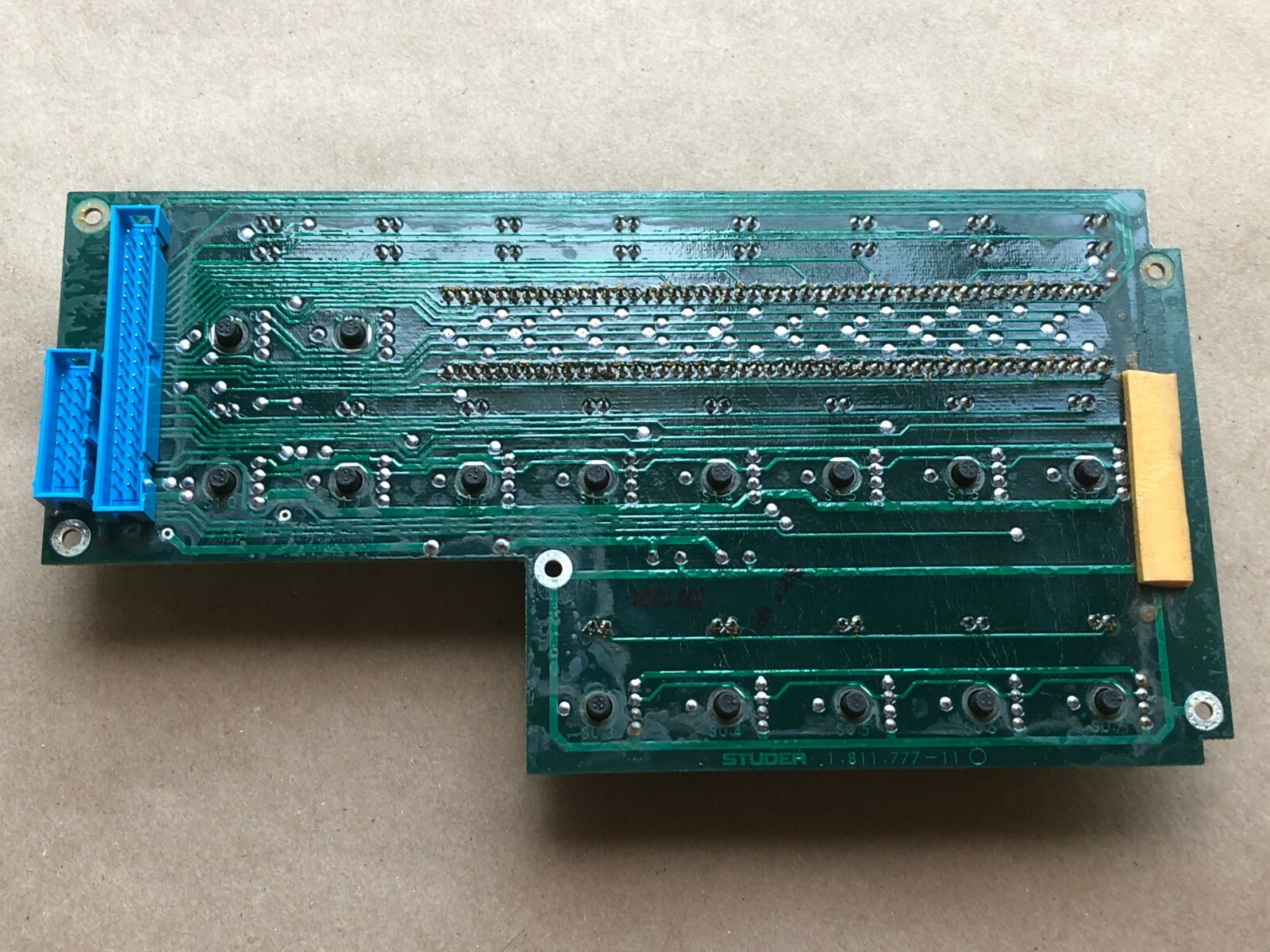Studer A812 A807 A810 A816 A820 Pushbuttons Display Board 1.811.777.11 ...