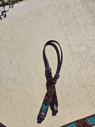 circle y tack set teal gator | eBay