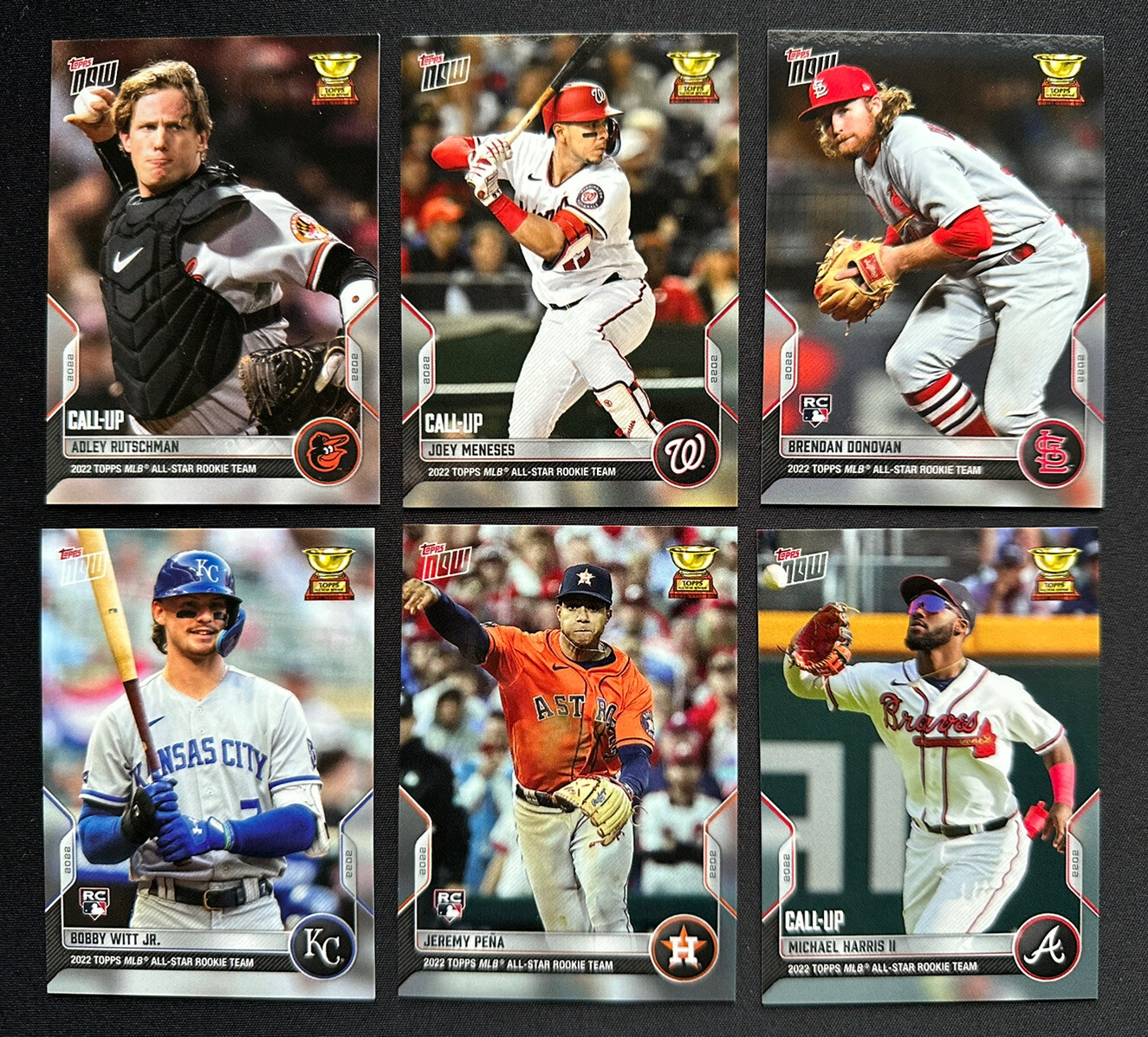 2022 Topps Now Rookie Cup 12 Card Team Set - Julio Rodriguez Bobby Witt ...