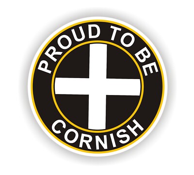 Proud to be Cornish Sticker 105mm x 105mm Decal Stickers Car Van ...