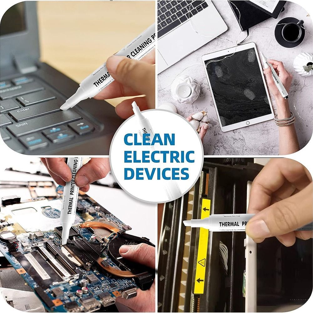 White Thermal Printer Cleaner Plastic Scanner Supplies Universal | eBay ...