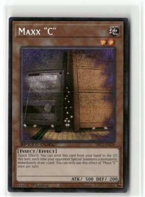 Yugioh Maxx "C" SBC2-ENI28 Prismatic Secret Rare 1st Ed NM | eBay