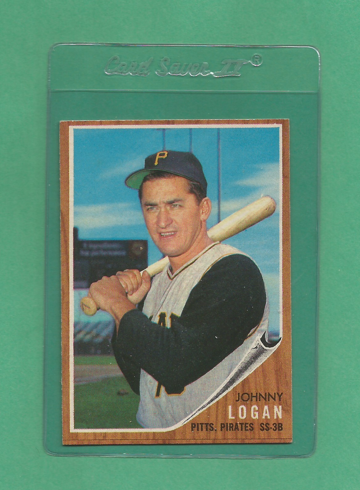1962 Topps Pittsburgh Pirates Johnny Logan # 573 NM-MT Tough Card ...