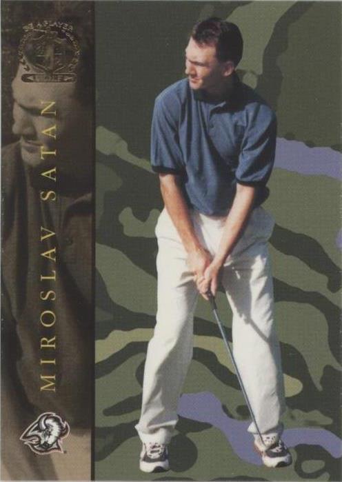2002-03 In the Game Be A Player Signature Series - Golf Miroslav Satan ...