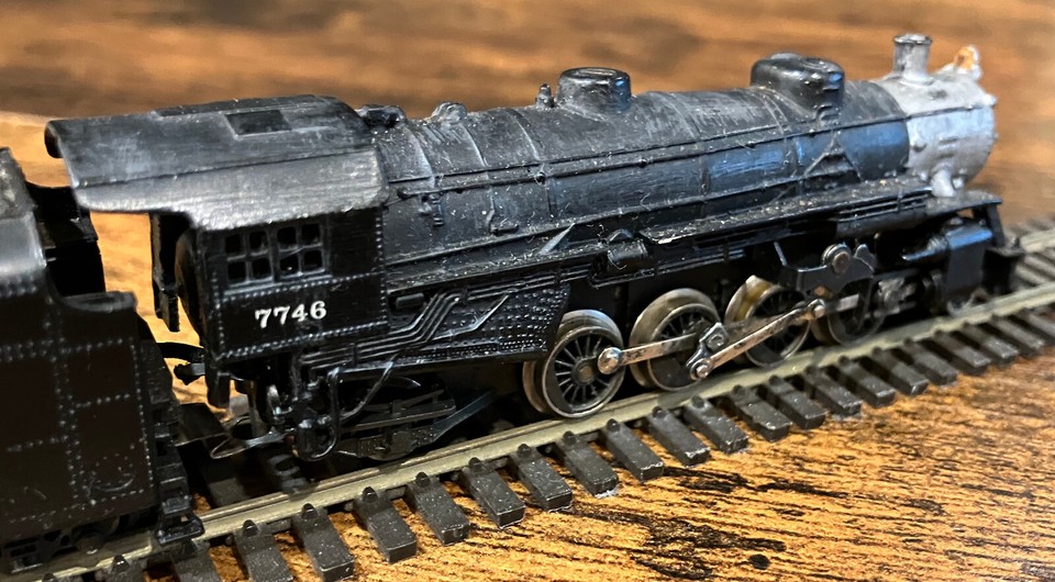 N-scale Atlas steam locomotive, with a Con Cor tender | eBay