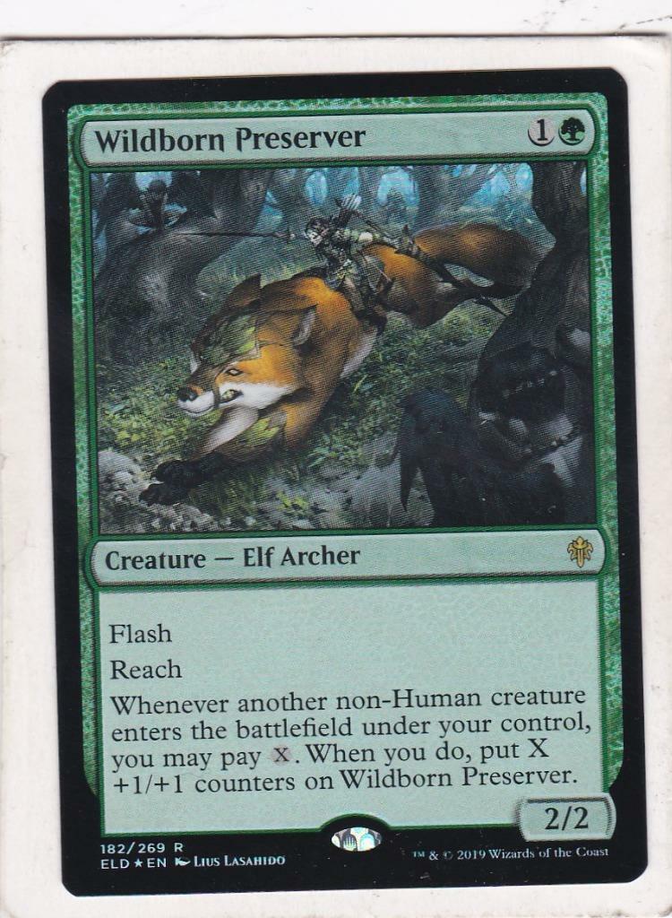 Magic: MTG: Throne of Eldraine: Foil: Wildborn Preserver | eBay