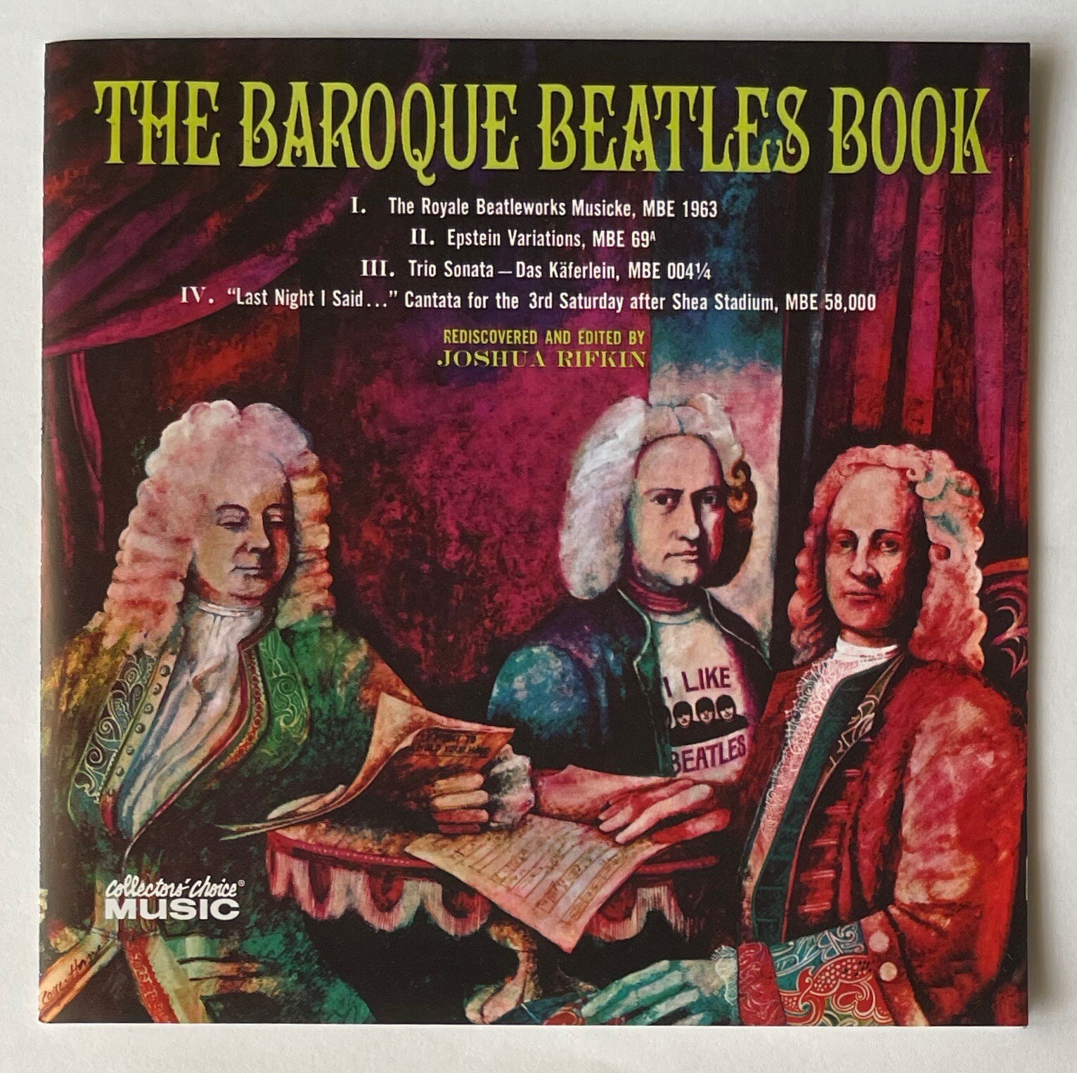 THE BAROQUE BEATLES BOOK Joshua Rifkin [CD] Lennon McCartney = Handel ...