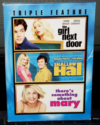 Triple Feature DVD The Girl Next Door Shallow Hal There's Something ...