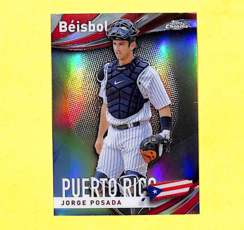 2021 Topps Chrome Jorge Posada Beisbol Insert Card Yankees | eBay