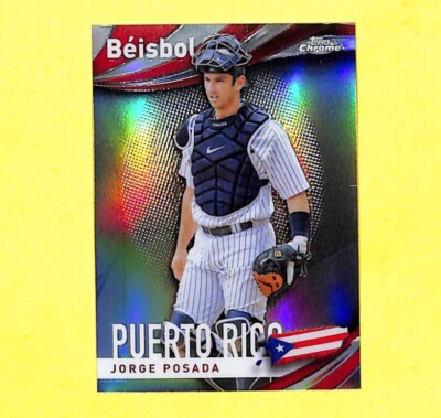 2021 Topps Chrome Jorge Posada Beisbol Insert Card Yankees | eBay