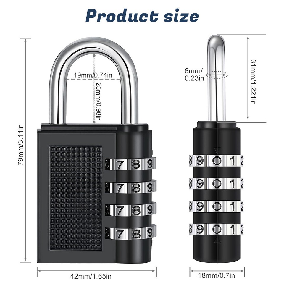 Key Lock Box for outside Wall Mount, Waterproof Spare Key Storage Box ...