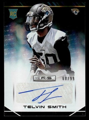 2014 ROOKIES & STARS TELVIN SMITH RC AUTOGRAPH LONGEVITY HOLOFOIL /99 ...