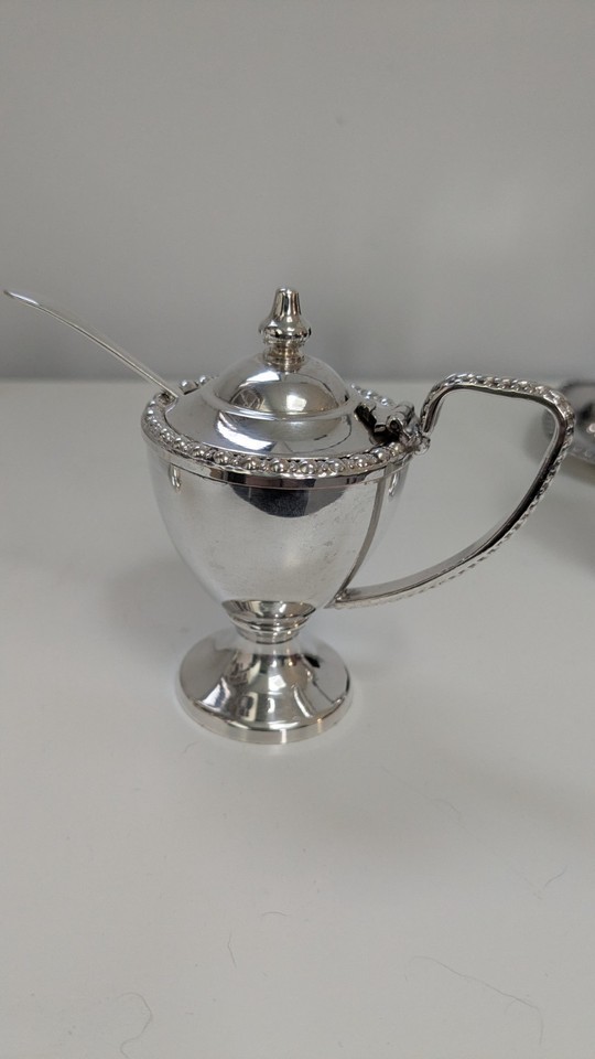 Vintage silver plated cruet set | eBay UK