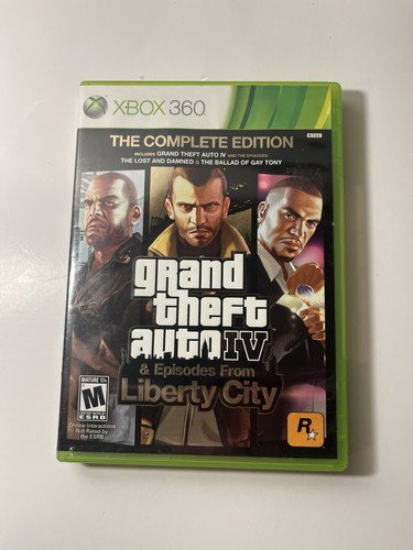 Grand Theft Auto IV Complete Edition Microsoft Xbox 360 2017 Untested ...