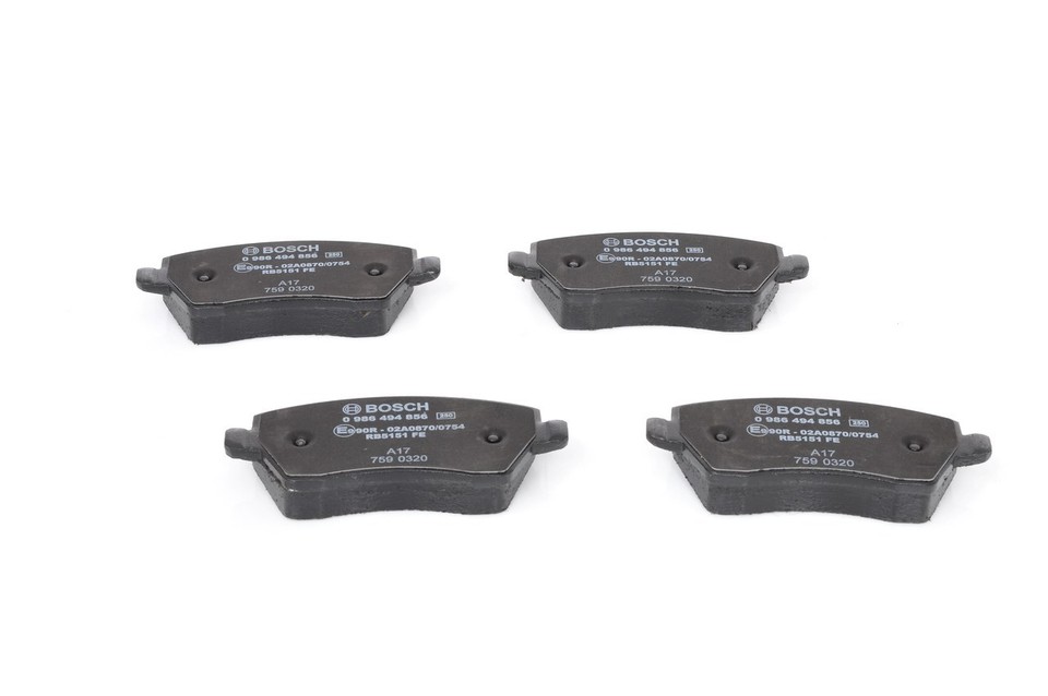 Brake Pads Set Front 0986494856 Bosch 410608481R 8450039640 4106000Q0K ...