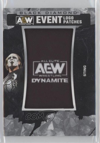 2024 Upper Deck Black Diamond AEW Event Logo Dynamite Sting #LPD-4 ...