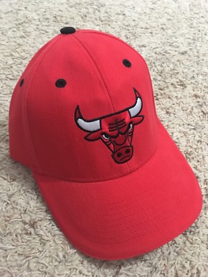 Chicago Bulls Baseball Cap Adult Size Adjustable Back Strap NBA | eBay