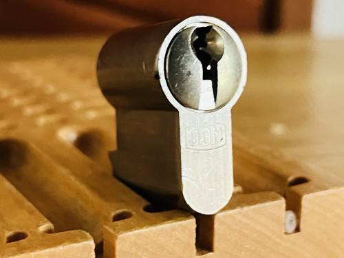 DOM High Security Half Euro Lock W/ No Key Locksport Locksmith German ...