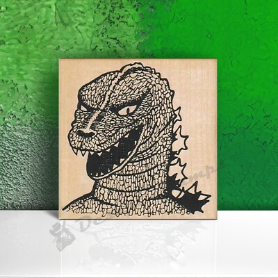 Godzilla RUBBER STAMP, King of Monsters, Monster, Godzillasaurus ...