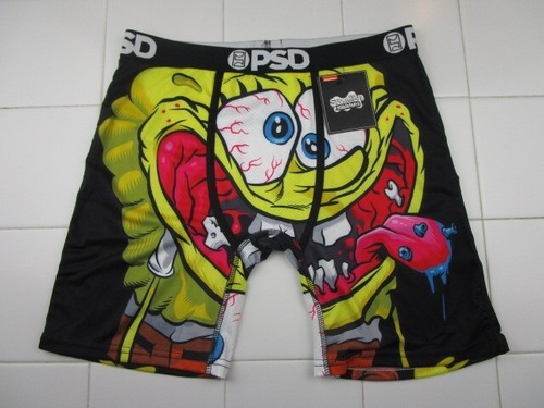 PSD Spongebob Squarepants Krusty Pants Men's Large Underwear Boxer Briefs | eBay